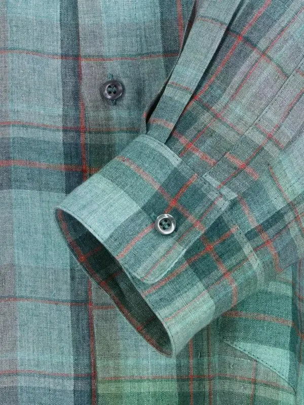 MAGLIANO Check Pattern Linen Shirt