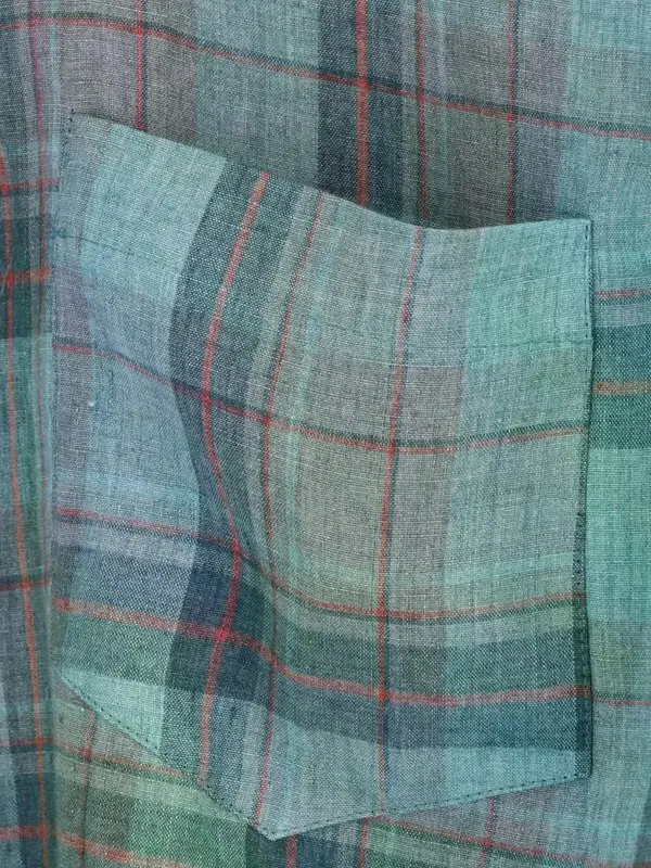 MAGLIANO Check Pattern Linen Shirt