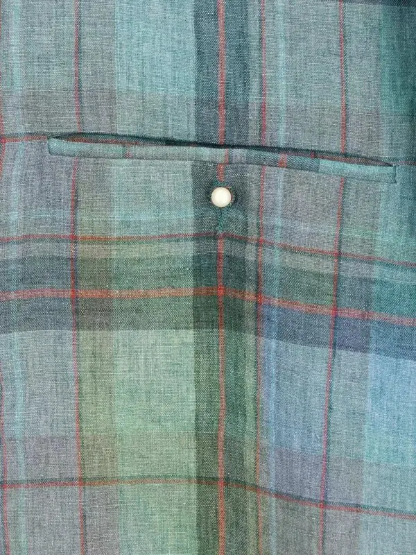 MAGLIANO Check Pattern Linen Shirt