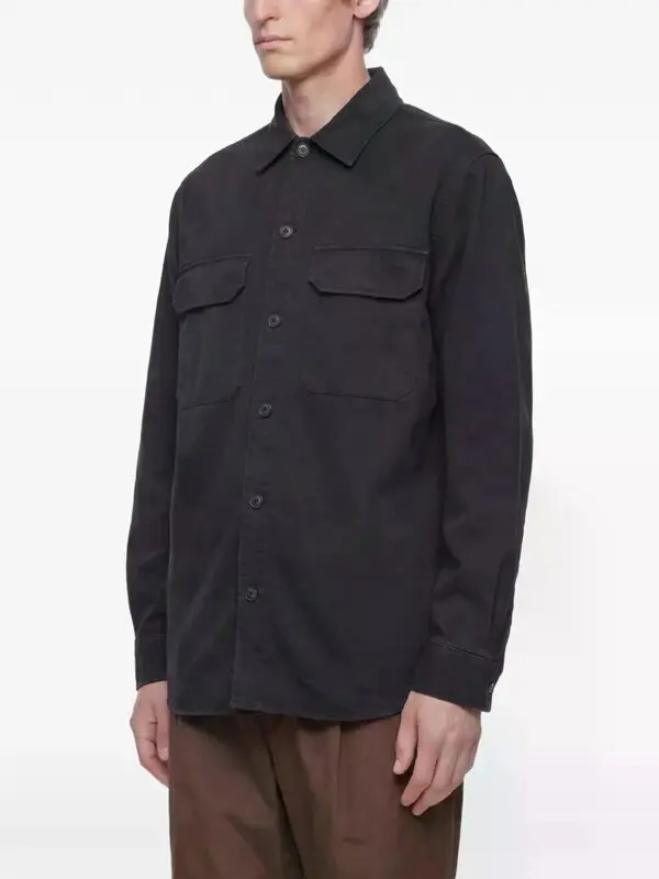 WHITE SAND Cotton Shirt Jacket