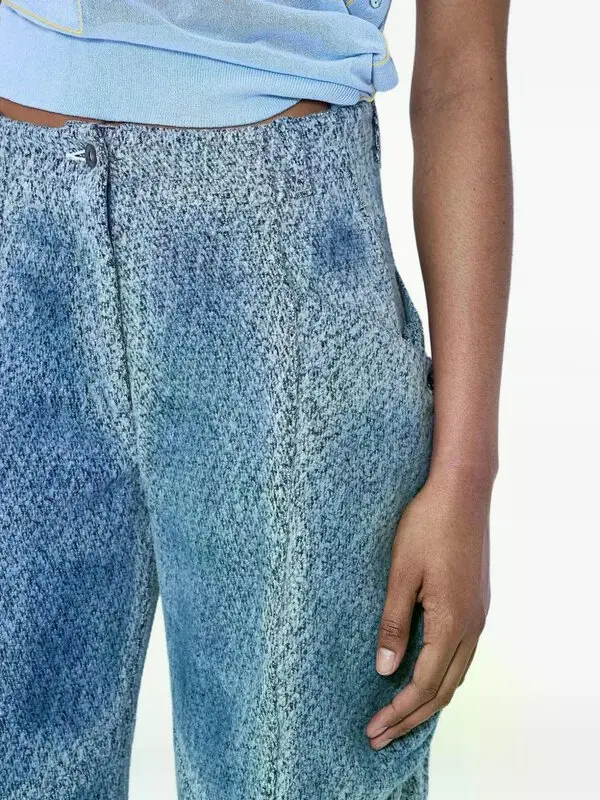 KIKO KOSTADINOV Textured Wide-leg Trousers