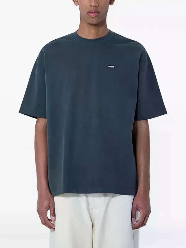 METALWOOD STUDIO Logo-plaque Cotton T-shirt
