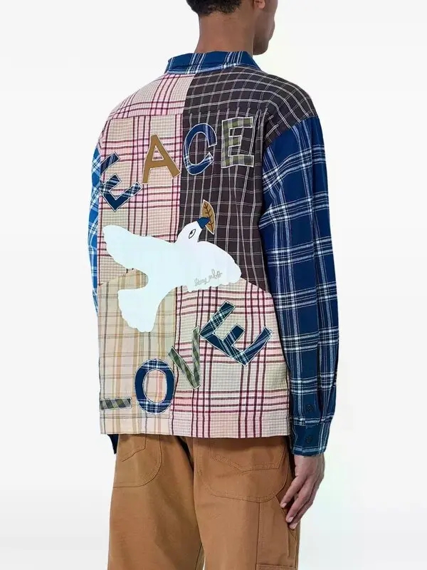 STORY MFG. Patchwork Plaid Shirt