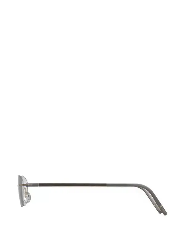 SILHOUETTE Geometric-frame Rimless Glasses