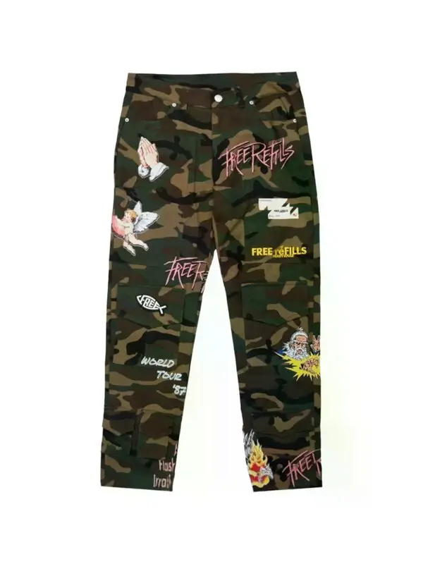 FREE REFILLS Floyd Camouflage Cargo Pants
