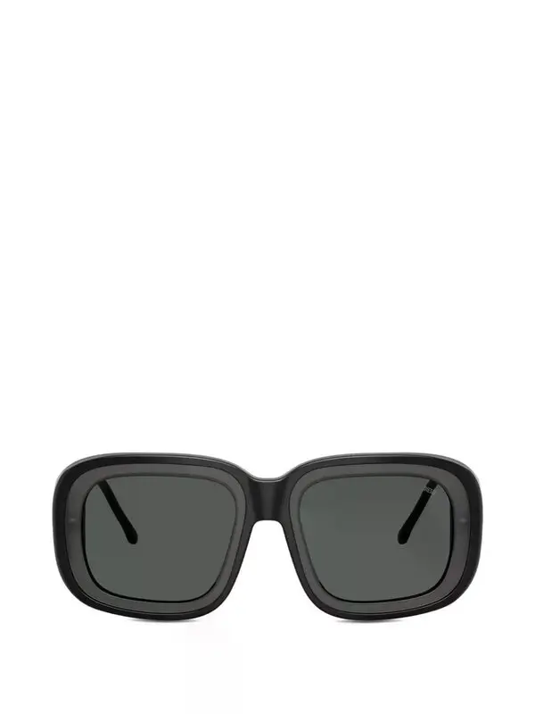 DIESEL® Oversized Square Frame Sunglasses - Black
