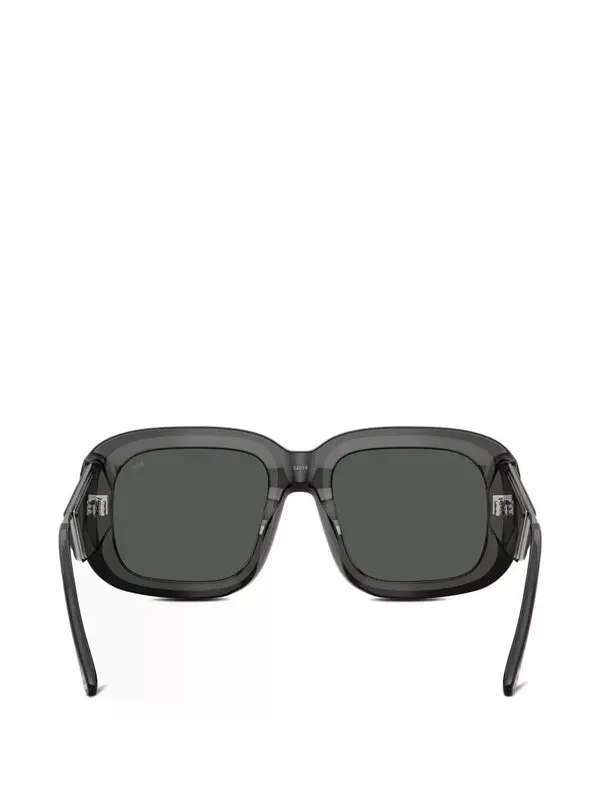 DIESEL® Oversized Square Frame Sunglasses - Black