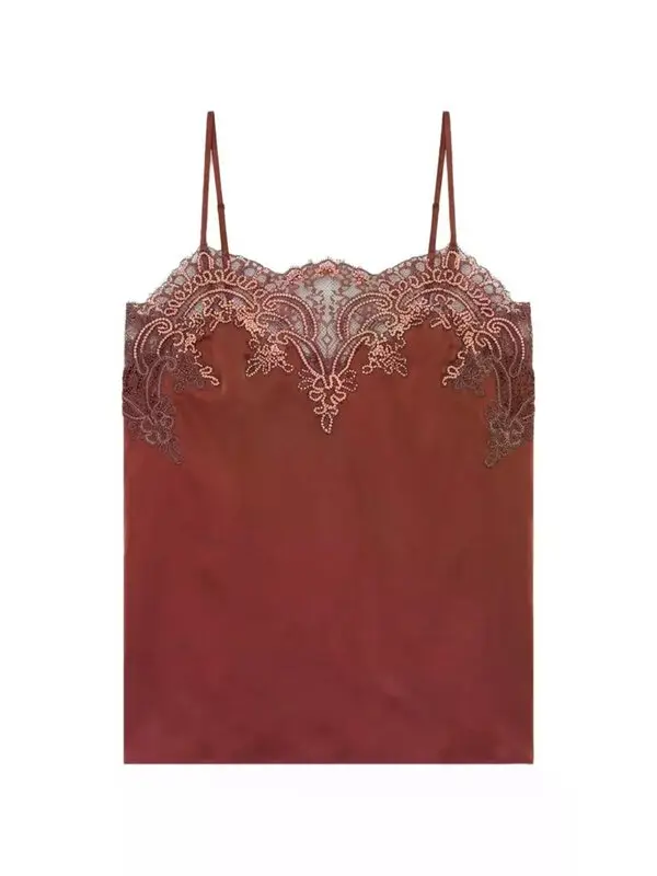 FORTELA Brianne Lace-trimmed Sleeveless Blouse