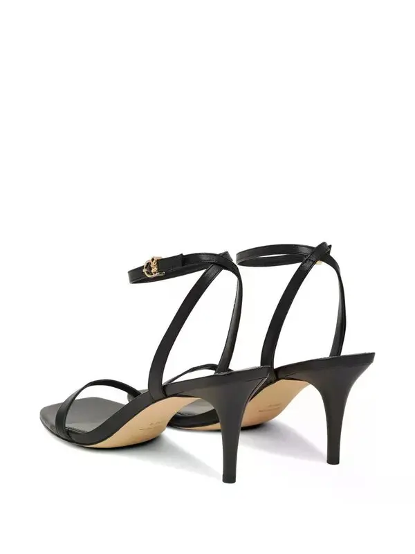 Michael Kors Square-toe Ankle-strap Sandals - Black