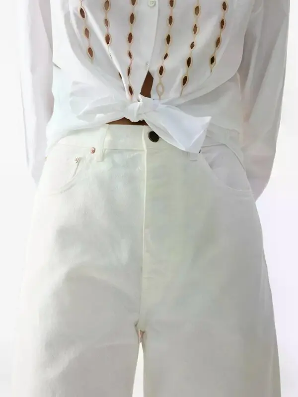 FORTELA Frederique Embroidered Poplin Shirt