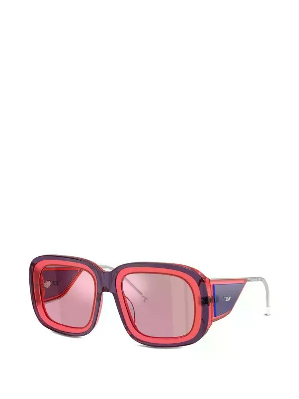 DIESEL® Square Frame Sunglasses - Pink