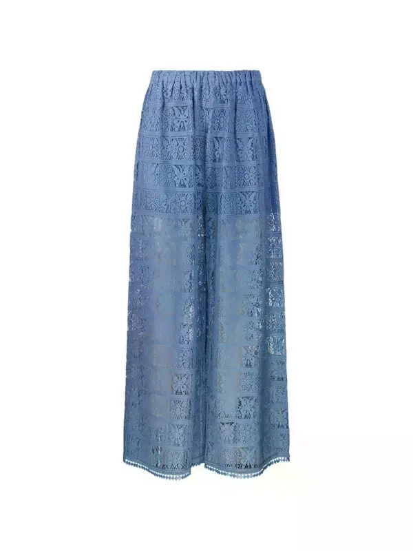 INTO THE EAST Guipure Lace Palazzo Pants