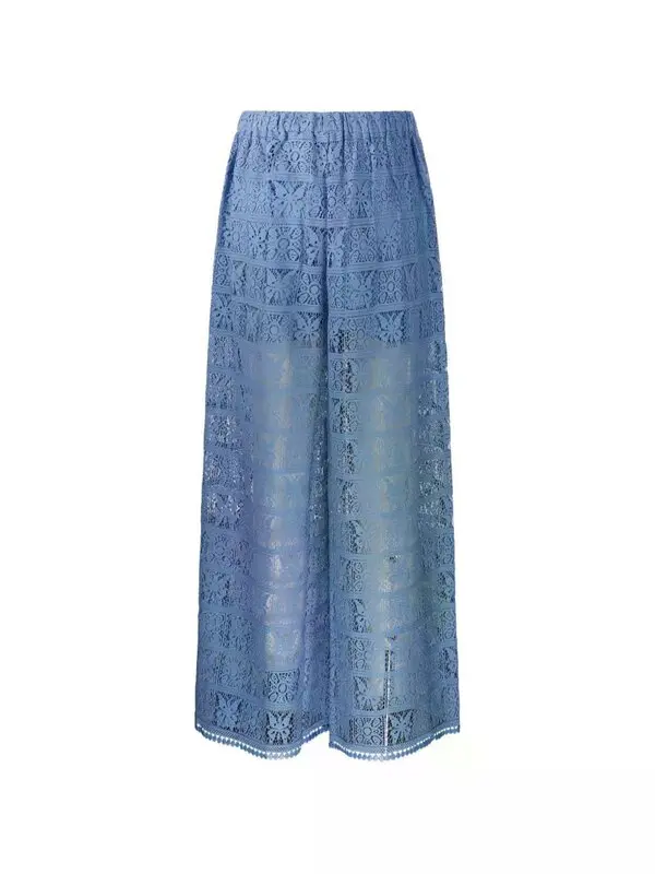 INTO THE EAST Guipure Lace Palazzo Pants