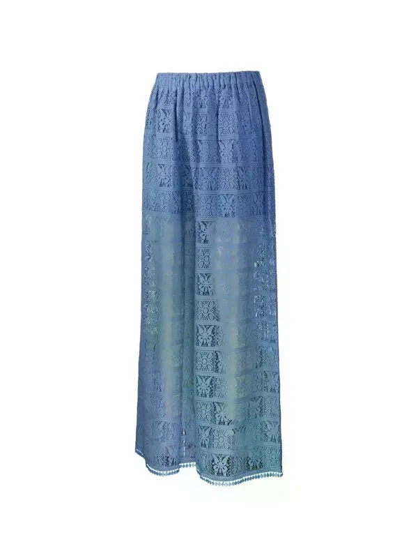 INTO THE EAST Guipure Lace Palazzo Pants
