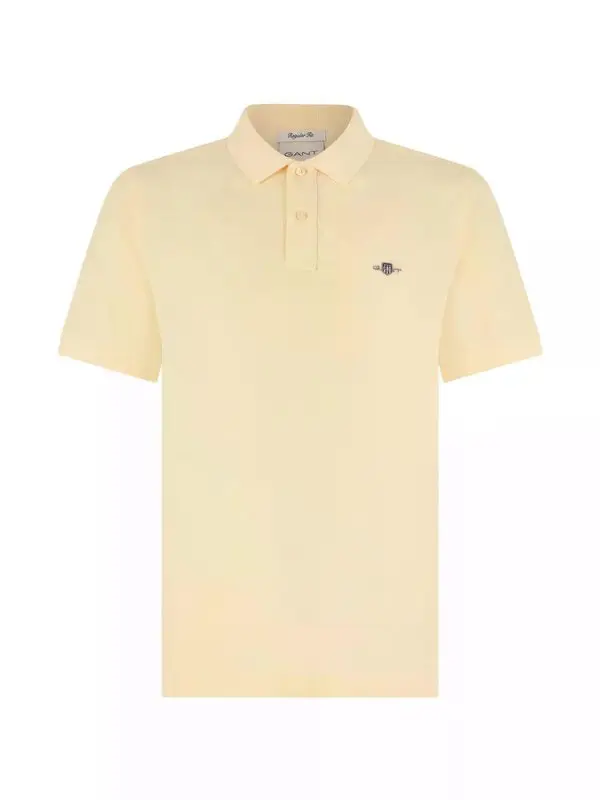 Gant Logo-embroidered Cotton Polo Shirt