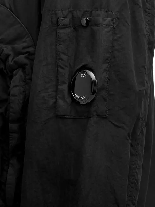 C.P. COMPANY Hooded Zip-up Jacket - Black