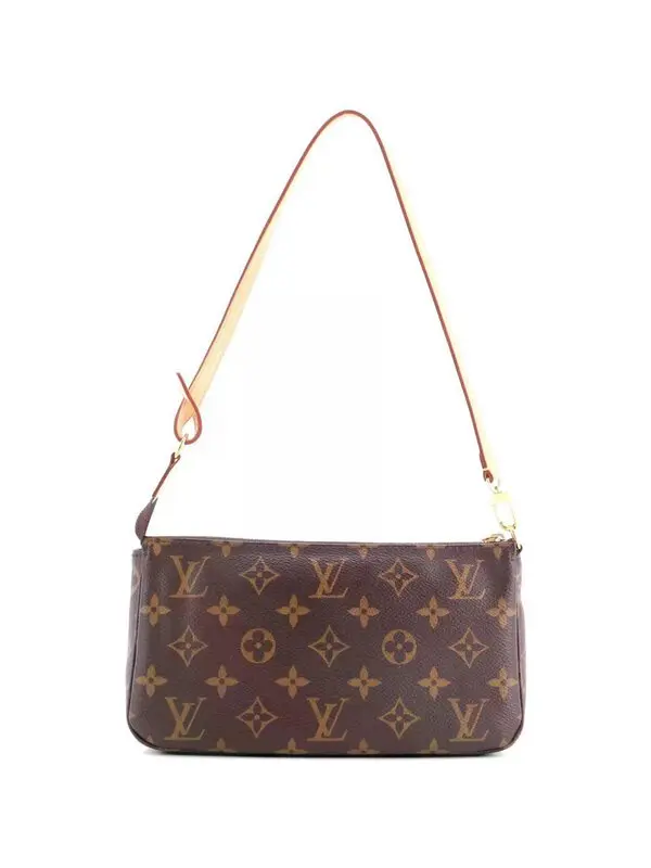 LOUIS VUITTON Monogram Canvas Pochette Accessoires Nm Clutch Bag