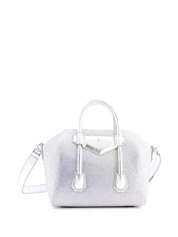 Givenchy Antigona Lock Mini Satchel Crystal Embellished Satin