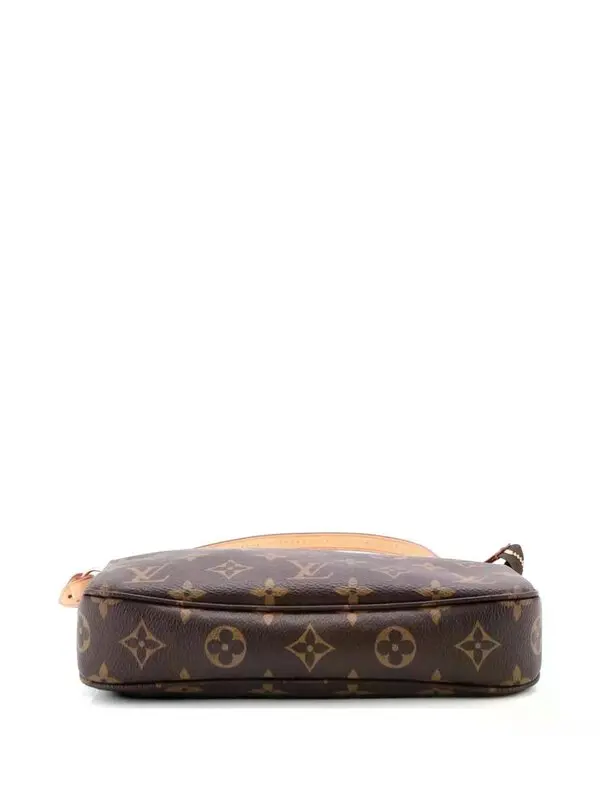LOUIS VUITTON Monogram Canvas Pochette Accessoires Nm Clutch Bag - Brown