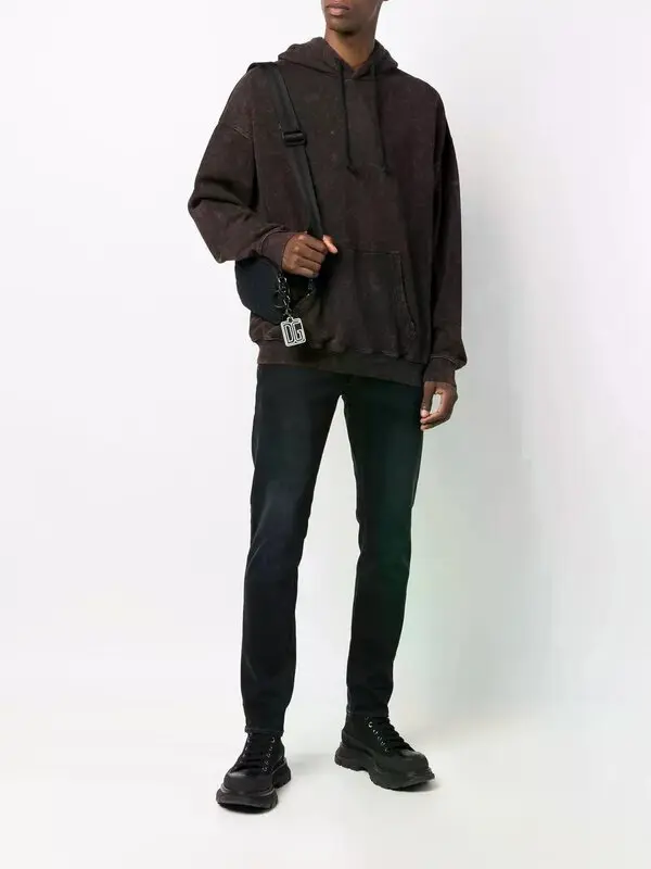 DIESEL® Marbled Effect Cotton Hoodie