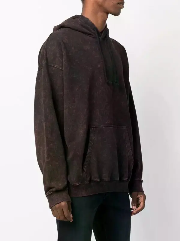 DIESEL® Marbled Effect Cotton Hoodie
