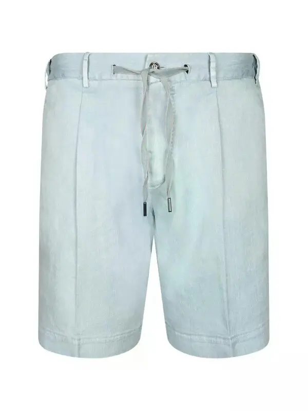 DELL'OGLIO Pleated Drawstring Shorts