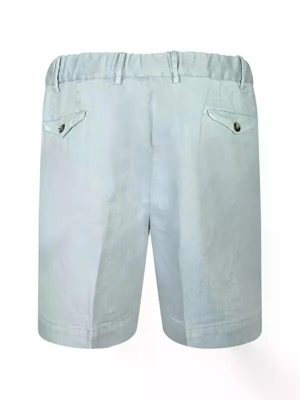 DELL'OGLIO Pleated Drawstring Shorts