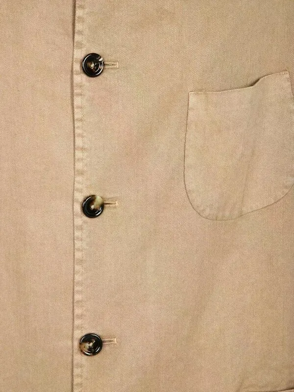 DELL'OGLIO Button-up Patch-pocket Shirt
