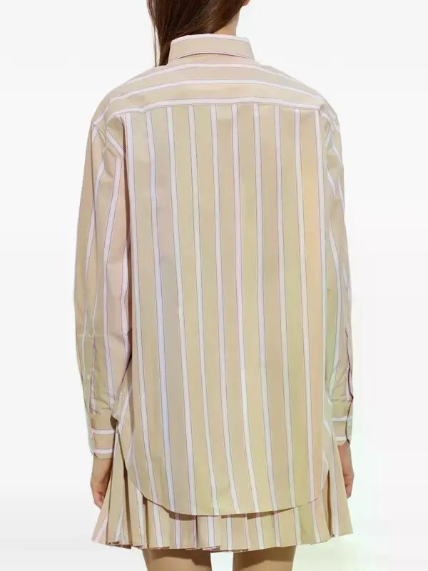 Lacoste Striped Logo Embroidered Shirt