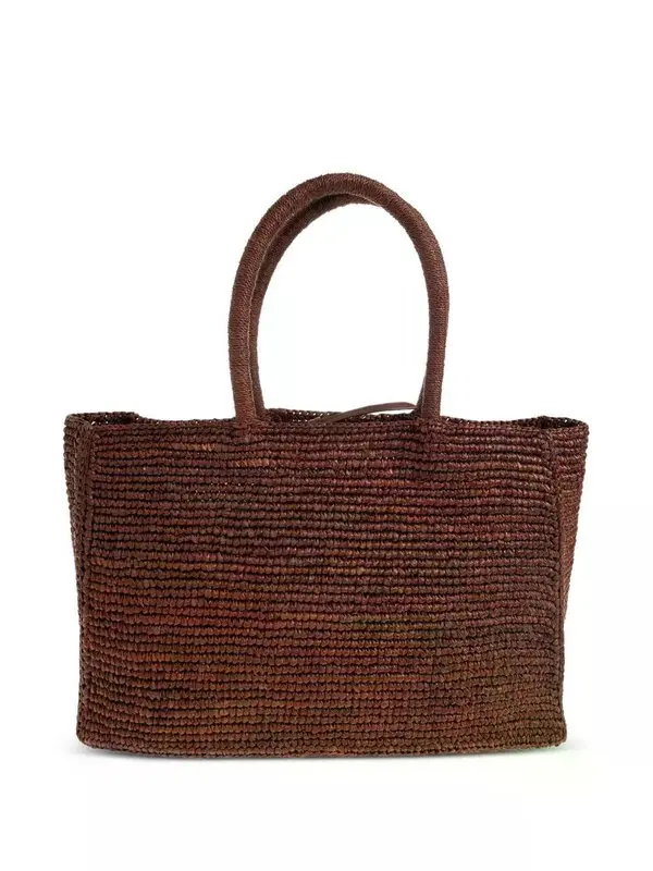 Lié Studio Small Charlotte Woven Tote Bag - Brown