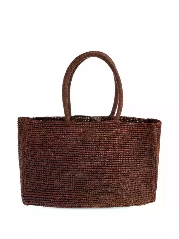 Lié Studio Small Charlotte Woven Tote Bag - Brown