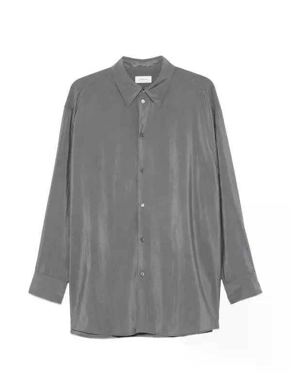 LEMAIRE Shimmering Finish Point Collar Shirt