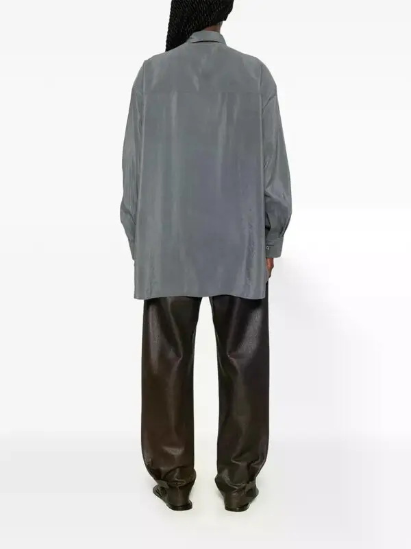 LEMAIRE Shimmering Finish Point Collar Shirt