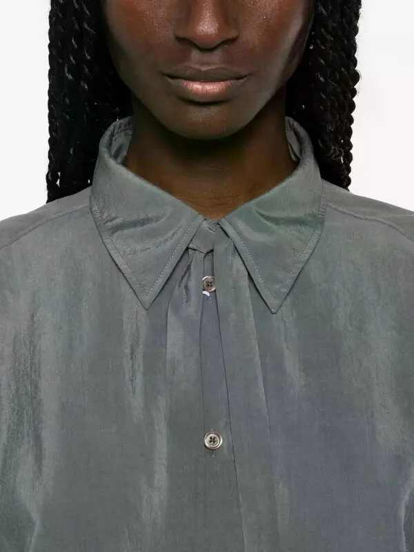 LEMAIRE Shimmering Finish Point Collar Shirt