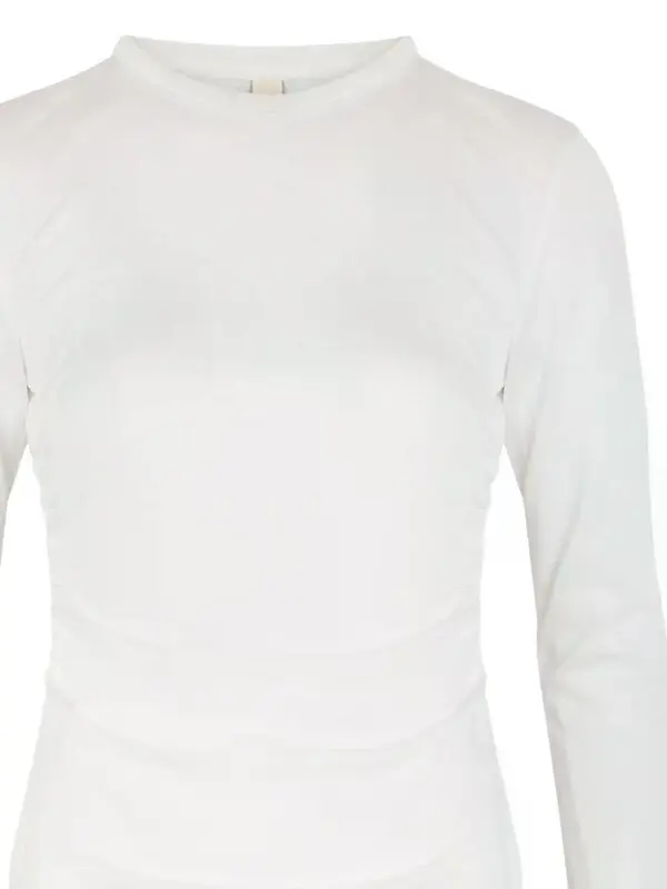 AKYN Ruched Long Sleeve T-shirt