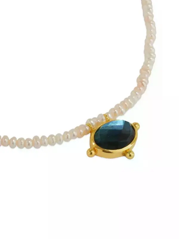 OTTOMAN HANDS Sorel Pearl Labradorite Necklace