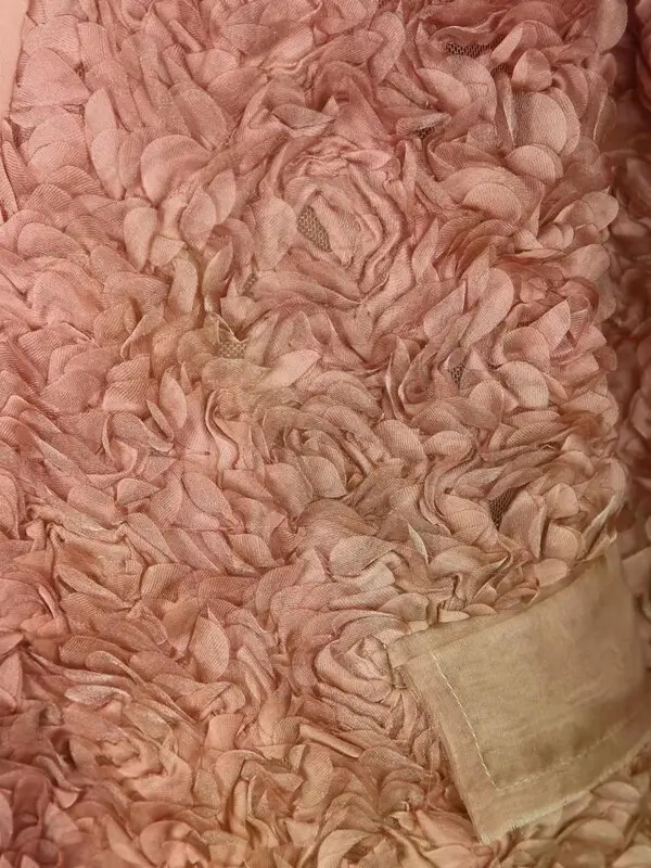 HUI HUI Floral Appliqué Wrap Jacket