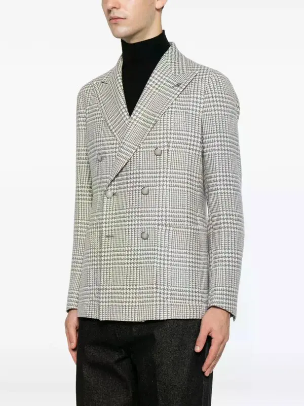 Tagliatore Double-breasted Check-pattern Blazer