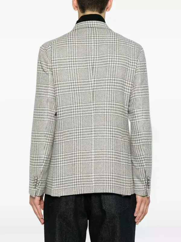 Tagliatore Double-breasted Check-pattern Blazer
