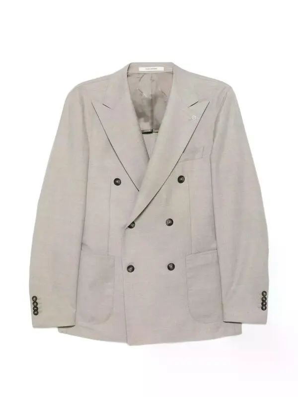 Tagliatore Double-breasted Peak-lapels Jacket