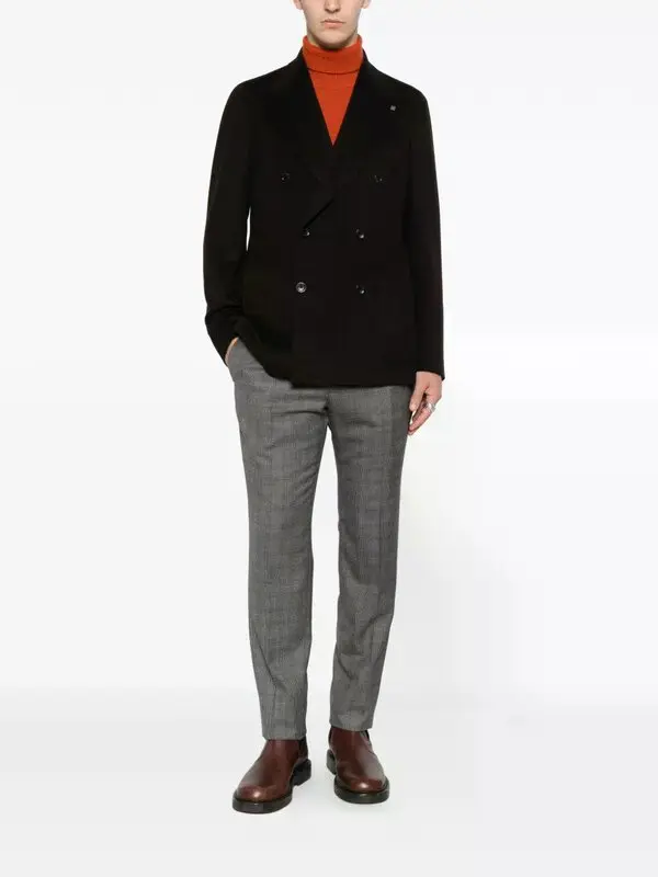 Tagliatore Double-breasted Peak-lapel Blazer