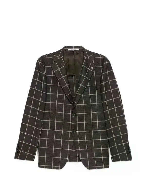 Tagliatore Check-pattern Single-breasted Blazer