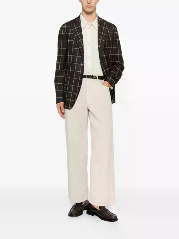 Tagliatore Check-pattern Single-breasted Blazer