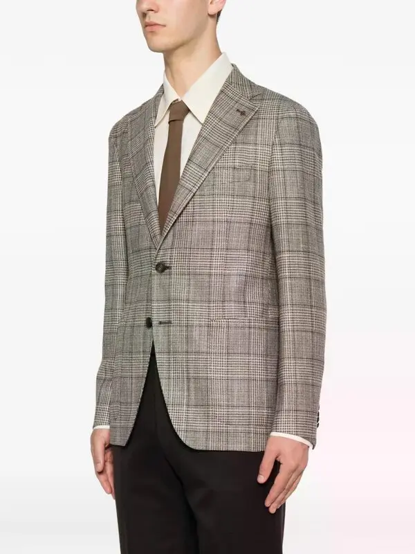 Tagliatore Notched-lapel Blazer - Brown