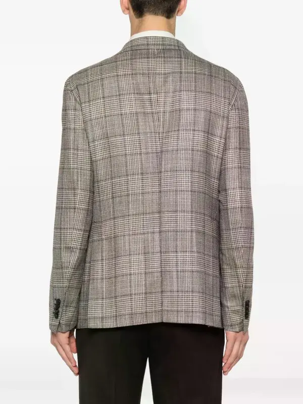 Tagliatore Notched-lapel Blazer - Brown
