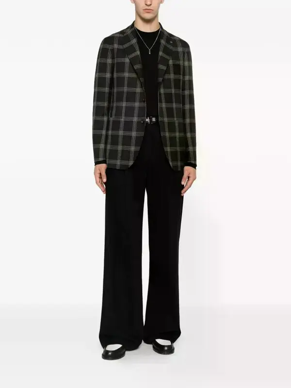Tagliatore Check-pattern Single-breasted Blazer