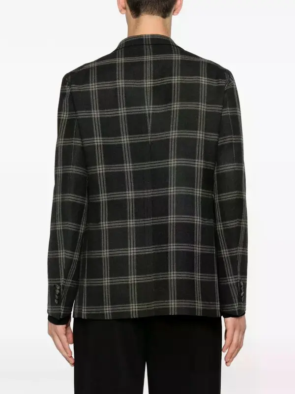 Tagliatore Check-pattern Single-breasted Blazer