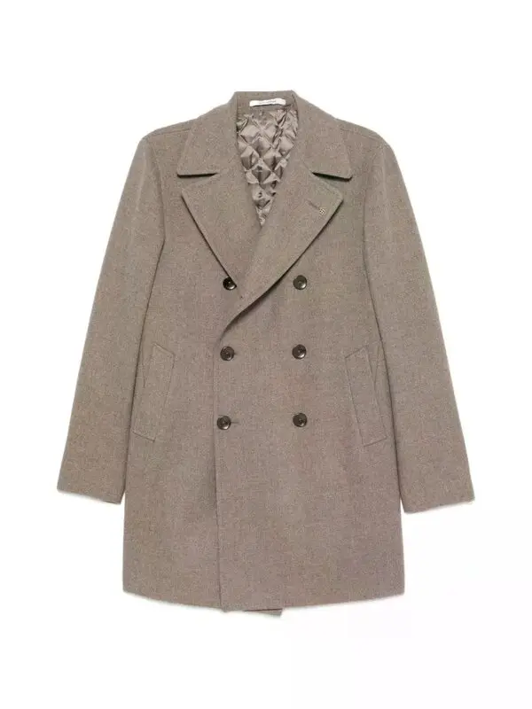 Tagliatore Double-breasted Peak Lapel Coat