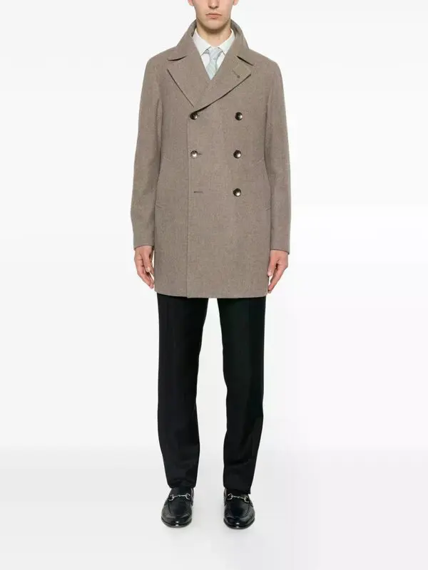 Tagliatore Double-breasted Peak Lapel Coat