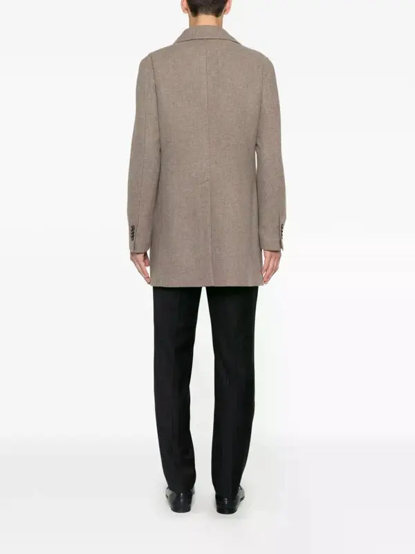 Tagliatore Double-breasted Peak Lapel Coat